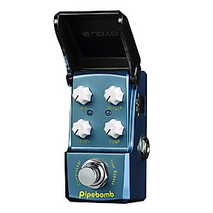 JOYO Compressor Mini Pedal for Electric Guitar Effect - True Bypass Ironman Series (PipeBomb JF-312)