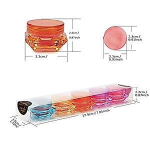 Sonsage DIY Diamond Painting Wax,25 Pieces Glues,Transparent Diamond Wax Storage Case,Gem Jewel Wax Picker Tool Embroidery Supplies for Adult,5D Art Rhinestone Applicator Accessories