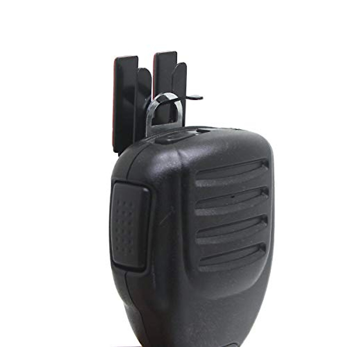 Kymate CB Mic Holder Mobile Radio Microphone Hang Up Clip for Yaesu Icom Vexter Motorola Kenwood MH48 MH36 HMN3596 HM133V HLN9073 GM300/340/950 CM200/300 Metal Hook Stick to Car 2Pack