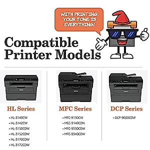 TONERNEEDS DR223 Drum Unit Replacement - Drum Replacement for Brother DR 223 - High Yield Use - HL-L3210CW HL-L3230CDW HL-L3290CDW HL-L3270CDW MFC-L3770CDW MFC-L3710CW MFC-L3750CDW (4 Pack)
