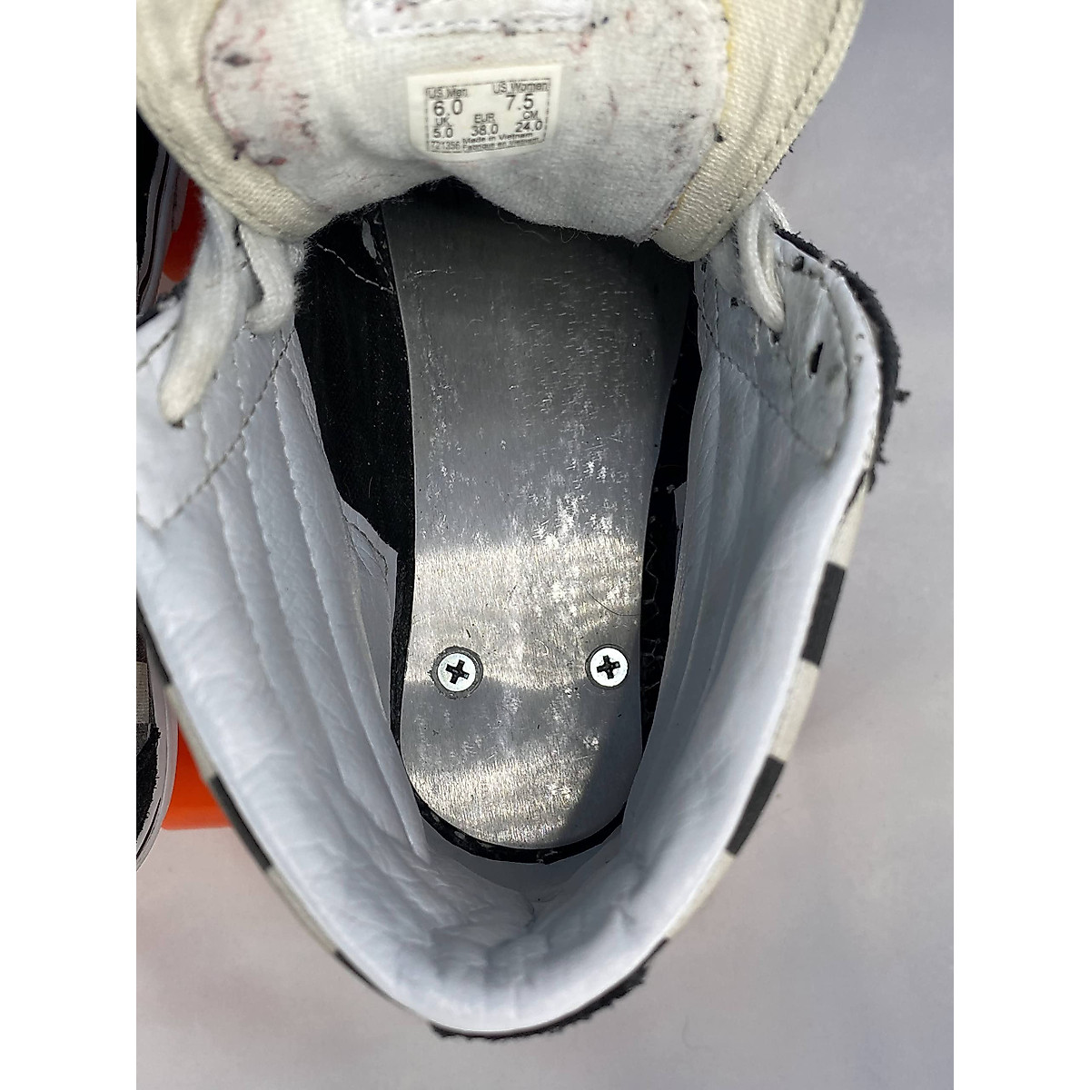 Roller Skate Shoe Mounting Kit for Plates DIY – Compatible with Vans, Converse and High-Top Sneaker Brands – Design Your Own Roller Skates - Aluminum (US Men 4-5 / US Women 6-7)