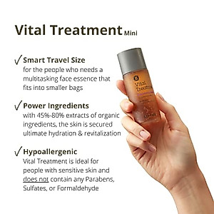 Blithe Vital Treatment 9 Essential Seeds Niacinamide Brightening Toner - Korean Skin Essence Green Tea Toner for Face, Clarifying Oily Skin Vitalizing & Brightening Dark Spots 1.83 Fl Oz