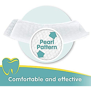 Tongueclear Baby Dry Wipes | Tooth and Gum Wipes | Baby Tongue Cleaner | Stage 1 Birth to First Teeth | 0-36 Months | 60 Count