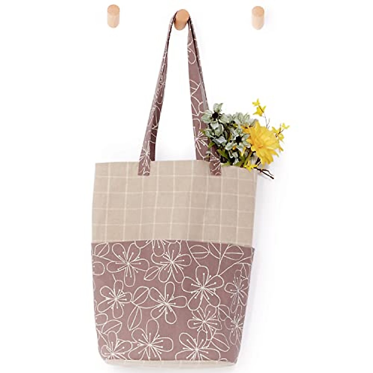 Simplicity Reusable Tote Bag Sewing Pattern Kit, Code S9517, One Size, Multicolor