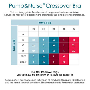 Rumina Racerback Hands Free Pump&Nurse Nursing Bra for Pumping. Perfect for Breastfeeding Pumps by Spectra, Medela, Lansinoh, etc., Black XL