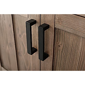 UrbanFurnishing.net - Harvey 48-Inch (48") Rustic Modern Farmhouse Bathroom Vanity - Brown Spruce