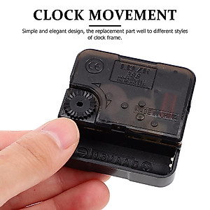 EXCEART Clock Movement Mechanism- Wall Clock Movement Mechanism Clock Repair Parts Replacement Battery Operated Silent Clock Movements