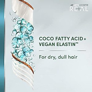 DOVE MEN + CARE Real Bio-Mimetic Care Hair Care Renew 2 Count For Dull, Dry Hair Sulfate-Free Shampoo + Conditioner with Coco Fatty Acid + Vegan 10 Oz