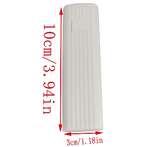 LQ Industrial Cord Weight 2PCS White Plastic Rectangle Cord Weight Control Spare for Vertical Blind,Windows,Roller Blinds Blind Safety Handle