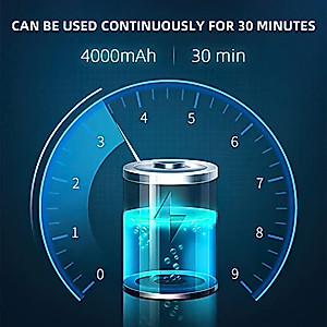 5 in 1 Handheld Vacuum and Blower Cordless Rechargeable Bug Vacuum Catcher for Insect Stink Bug Spider, Portable Vacuum Cleaner Strong Suction Bug Sucker for Car Kitchen Pet Hair, Dry & Wet Use, Blue