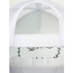 Disney Men?s Nightmare Before Christmas Hat ? Jack Skellington Baseball Cap, Dad Hat, Size One Size, Jack Skellington White