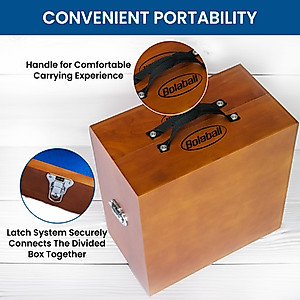 Washer Toss Game Outdoor Games Giant Yard & lawn Games | Set of 2 Solid Wood Targets and 2.5-inch Washers Toss Rings| Bulls-eye Pitching board| Backyard Beach Camping Party for Family & Kids|