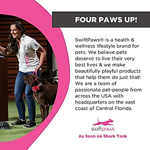 SwiftPaws - Home Original - Remote-Control Chase Toy - for Dogs - Flag Lure Course - Interactive Dog Enrichment Toy - Includes Main Unit, 3 Pulleys, Battery, Charger, Flags, Line, Stakes, Tethers