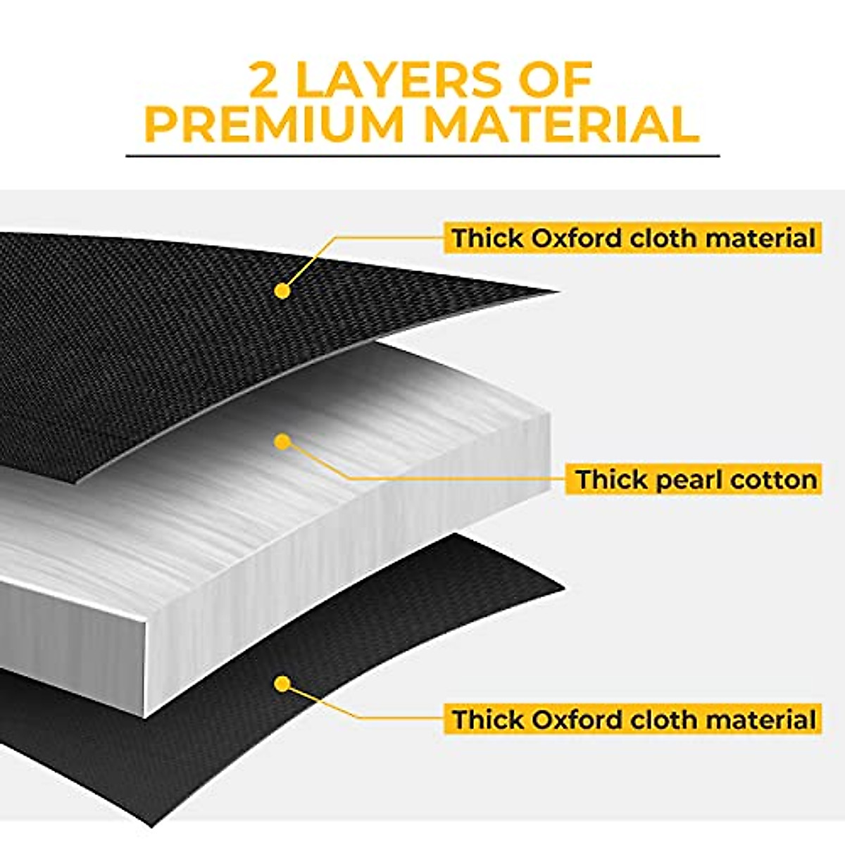 BougeRV RV Door Shade Cover, Foldable RV Sun Shade Windshield Blackout Shower Curtains Coverage RV Accessories Fits for Most RV Interior Door Window Oxford Materials Black (25" X 16")