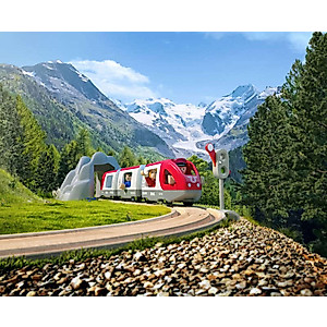 BRIO World - 33773 Railway Starter Set | 26 Piece Toy Train with Accessories and Wooden Tracks for Kids Age 3 and Up - Green