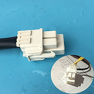 XHSESA Power Cord,Replacement Refrigerator Defrosting Sensor Cable Defrost Sensor for Whirlpool,Hisense,Sanyo Refrigerator Repair Kit