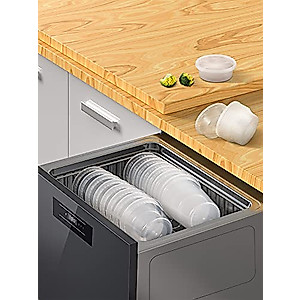 TashiBox [32 oz-24 Sets, Plastic Food Storage Freezer Containers With Airtight Lids，Plastic Microwavable Soup Containers