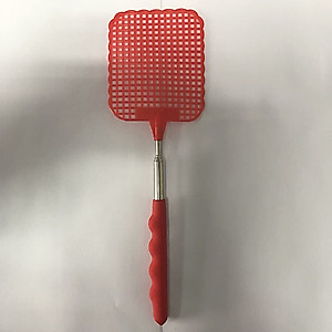 Magik 5-10 Pc Fly Swatters Extendable Durable Plastic Stainless Handle Bug Mosquito (5 Pack(1 Ea))