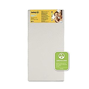 Safety 1st Heavenly Dreams Ultra Baby Crib & Toddler Bed Mattress, Machine Washable, Breathable, Removable Cover, Firm, Fits Standard Size Cribs & Toddler Beds