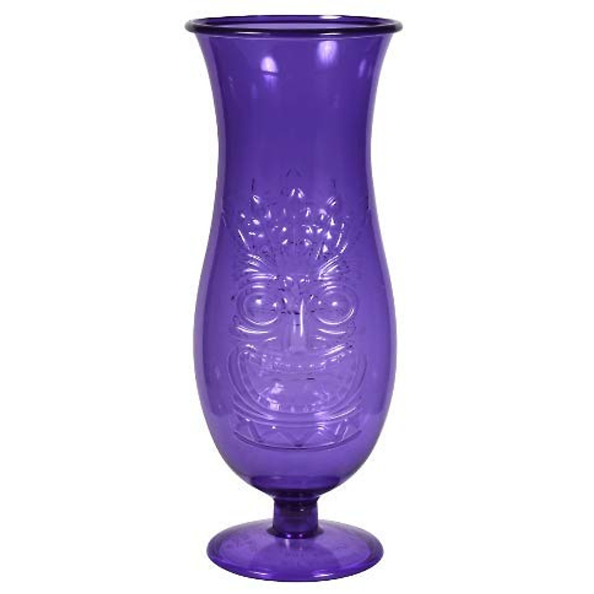 TopNotch Outlet Hurricane Glasses - Plastic Luau Tumblers (4 Pc) Tropical Summer Party Ready - Tall Frozen Cocktail Cups - Break Resistant