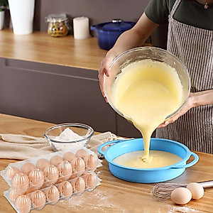 Oungy 50 Pack Plastic Egg Cartons Bulk 1 Dozen Clear Empty Egg Cartons Holds Up to 12 Eggs, Chicken Egg Cartons Reusable Egg Cartons Egg Tray for Family Chicken Farm Markets Display, 2x6 Grids