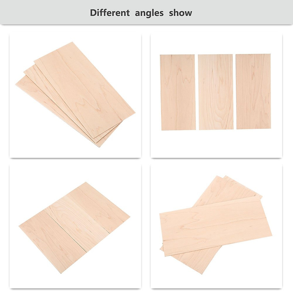 3Pcs Guitar Head Veneers, Maple Guitar Headplate for Guitar Luthiers Replacement Tool Maple Wood Veneer Maple Veneer Maple Veneer Maple Veneer