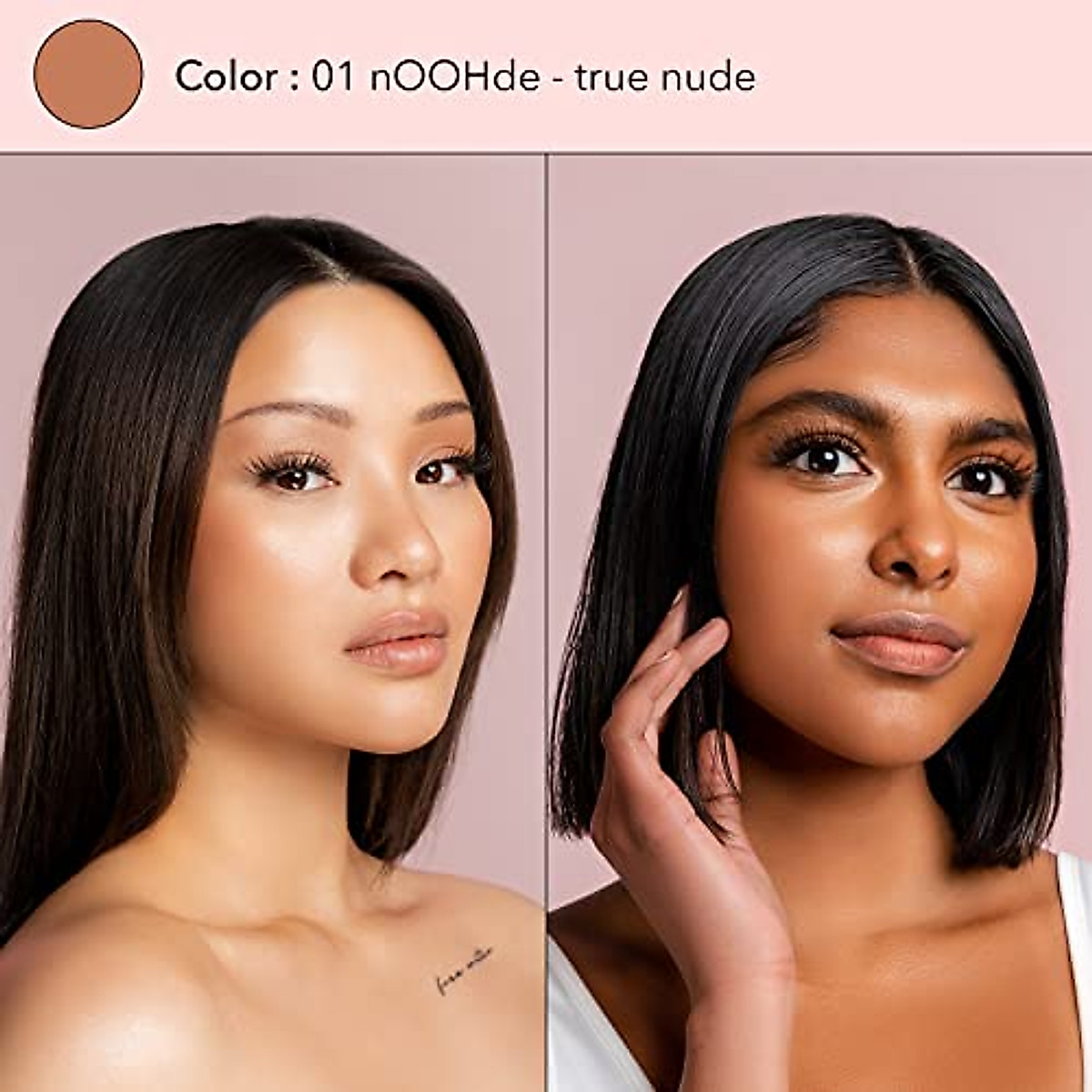 Sacheu Lip Liner Stay-N - Peel Off Lip Liner Tattoo, Peel Off Lip Stain, Long Lasting Lip Stain Peel Off, Infused with Hyaluronic Acid & Vitamin E, For All Skin Types - nOOHde Shade, Pack of 1