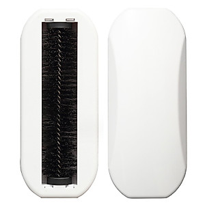 Nirelief Crumb Sweeper 2Pcs Handheld Rolling Ergonomic PP Bristle Nutshell Crumb Brush ABS Cleaning Crumber Table Crumb Sweeper Carpet Sweeper Crumb Catcher for Table Bed Sofa Carpet