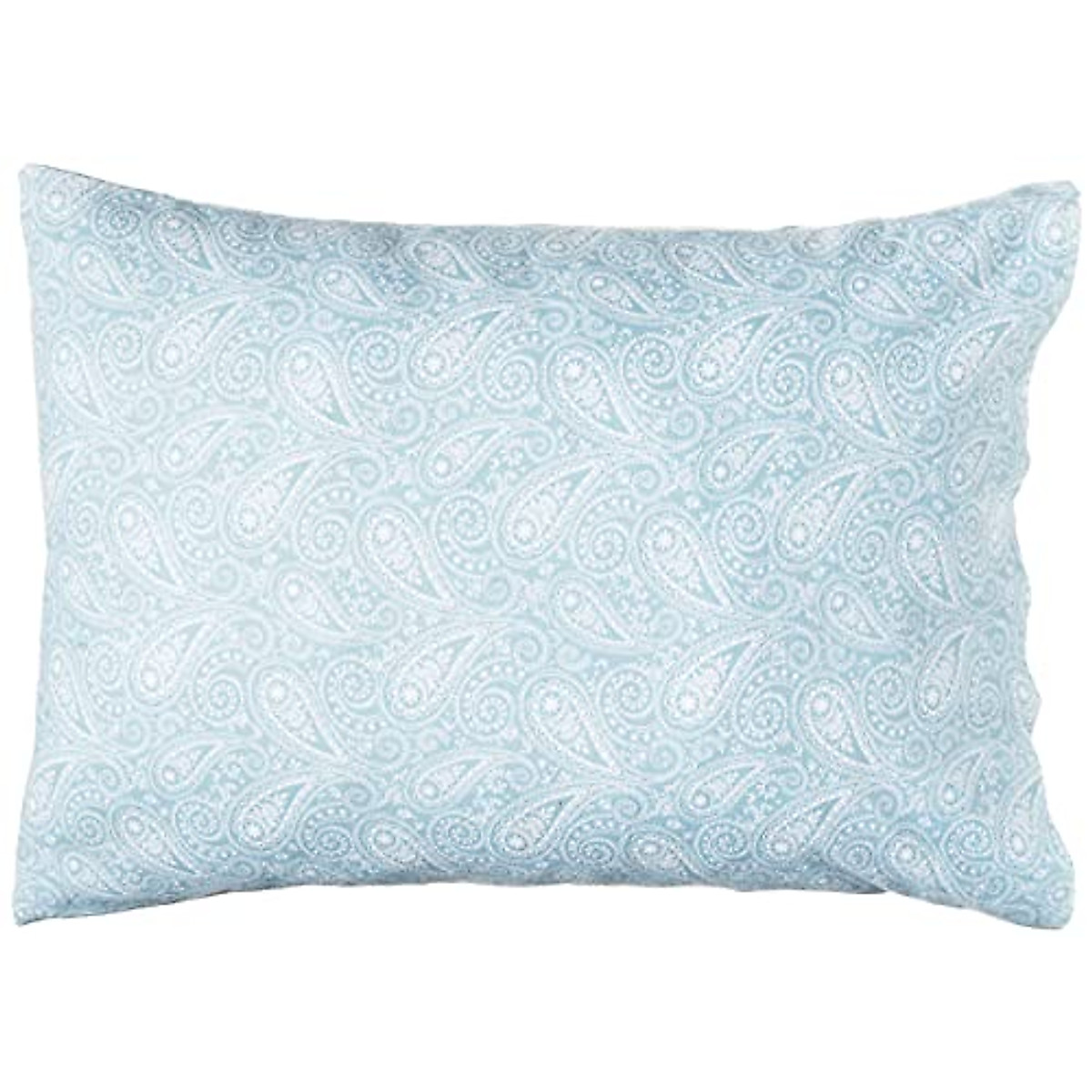 Brielle Home Flannel Sheet Set Cotton Soft Warm & Cozy Modern Chic with Elastic Deep Pockets, Queen, Paisley Park Spa