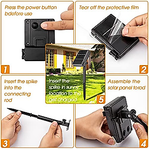 Diyishan 2Pack 36Ft 100Led Outdoor Solar+Battery String Christmas Lights (White)