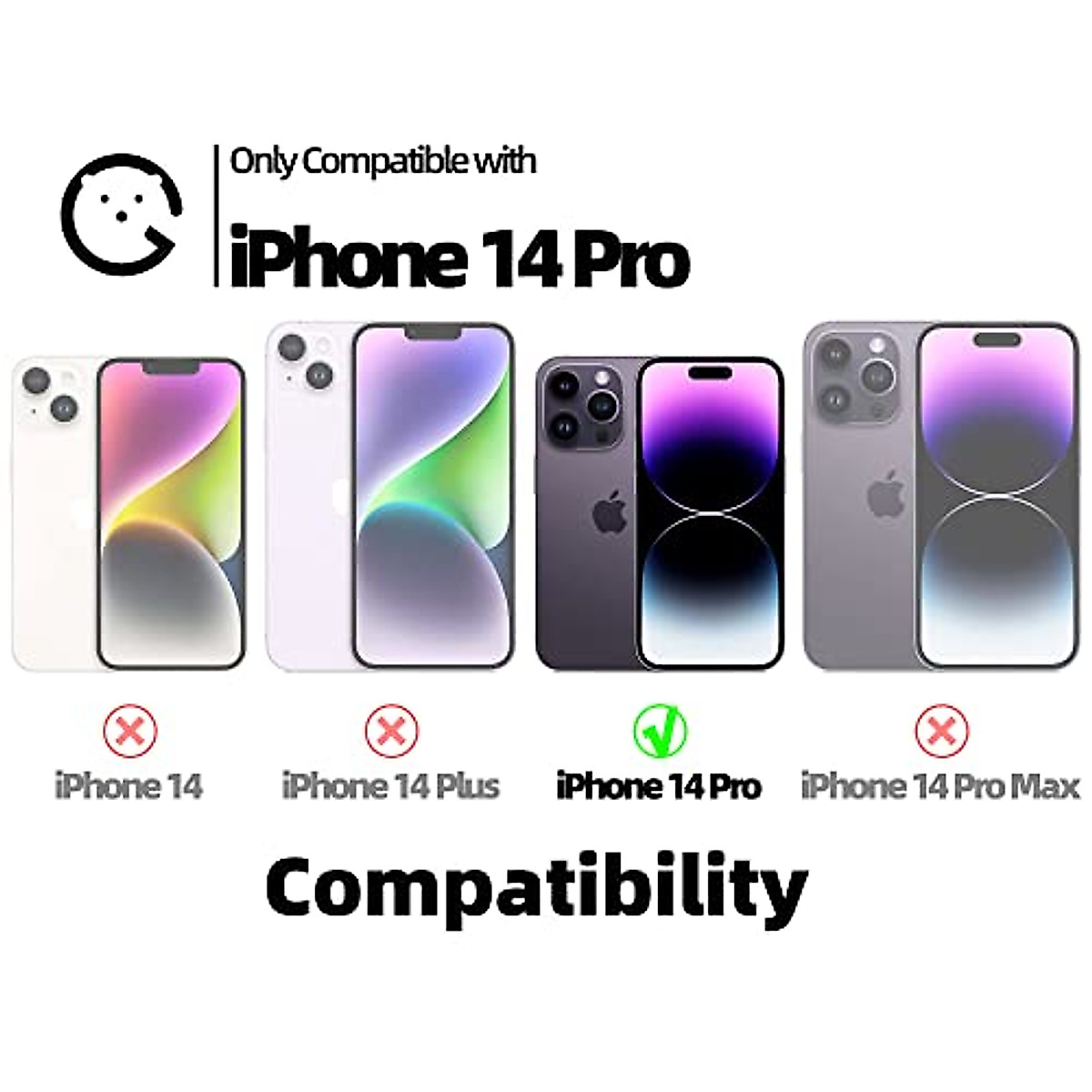 Ginkgonut Compatible with iPhone 14 Pro Case for Women/Girls, Cute 3D Laid Desgin Soft Silicone Shockproof Raised Bumper Corners Case for iPhone 14 Pro（Orange）