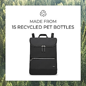 Solo New York Stealth Hybrid Backpack, Black - with Anti-Theft Features (Cut-Proof, Armored Zippers, & RFID Data Protection)