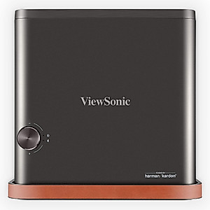 ViewSonic (X10-4KE) 4K UHD Projector with 2400 LED Lumens, Shorter Throw, Harman Kardon Speakers, HDMI, USB C, 125% Rec 709, and Frame Interpolation Technology for Home Theater