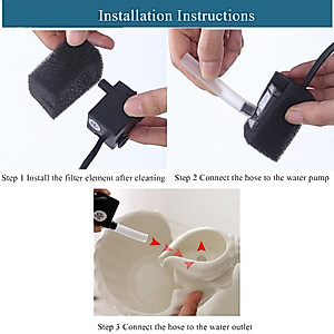 Topjia Pet Ultra Quiet Intelligent Drinking Machine,Ceramic Cat Drinking Water Fountain, USB Electric Water Dispenser,Tabletop Fountains Decoration for Home Office, Blue