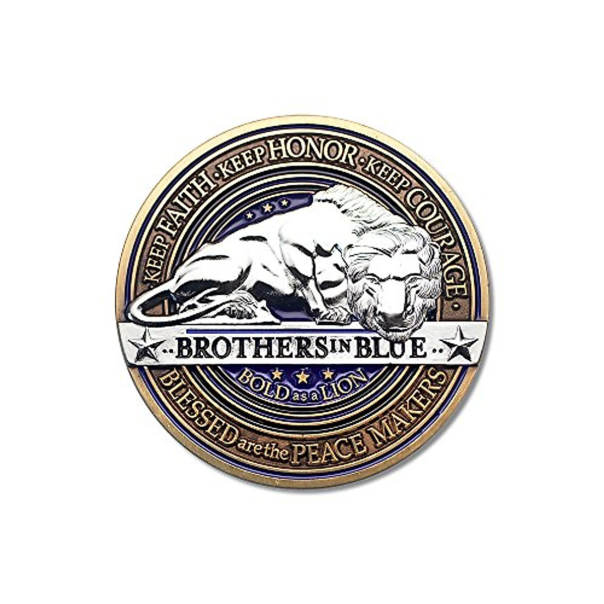 Law Enforcement Brotherhood Challenge Coin · Saint Michael Challenge Coin · Morale Challenge Coin