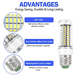 Yooank Refrigerator Light Bulb LED Lamp 7006999 Replacement for Sub-Zero Fridges and Freezers Parts 4380000, BI-Series, 700 Series and IC-27 | Blue LED Lamp (White Light) - 2 Pack