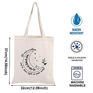 TOBGB Willow lyrics Gift Music Lover Tote Bag Song Lyrics Gift Singer's Merchandise (Willow tote)