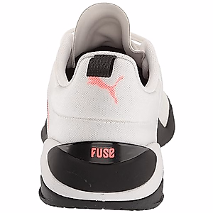 PUMA Women's FUSE 2.0 Sneaker, PUMA White-Fire Orchid-PUMA Black, 8