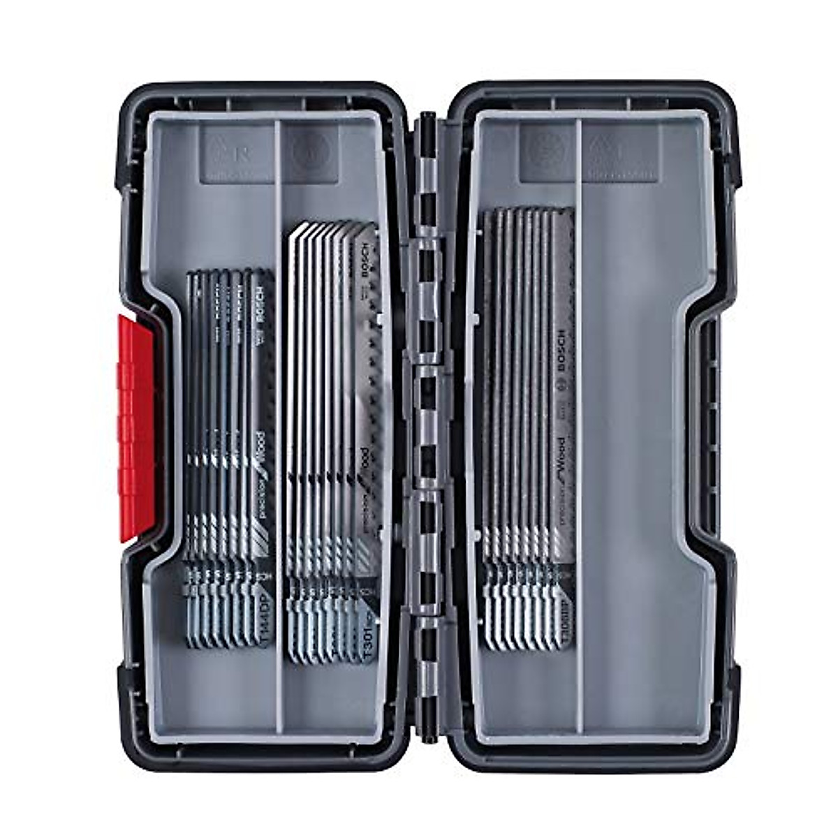 Bosch 2607010905 Jigsaw Blade-Set"Toughbox Wood Precision" 30 Pcs