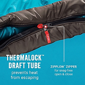 Coleman OneSource Heated Mummy Sleeping Bag and Rechargeable Battery, 4 Adjustable Heat Settings Lasts Up to 4 Hours, Sleeping Bag for Adults with Dual-Port Charging Dock and Included Battery