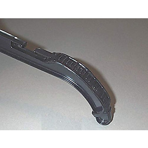 NAHANCO BNS Rubber Non-Slip Grip Strip for Hangers, Removable, 4", Black (Bulk Pack of 1,000)