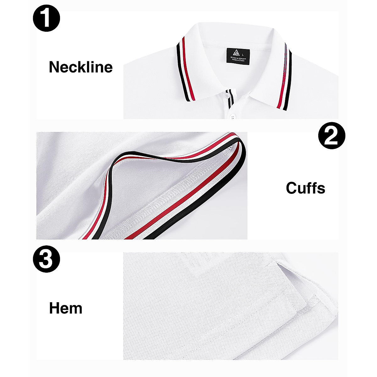 ZITY Mens Polo Shirt Short Sleeve Sports Golf Tennis Shirts for Men Summer Collared Casual Shirt