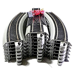HO Scale Bachmann Nickel Silver EZ Track 38 X 74 Oval for Model Railroad Trains