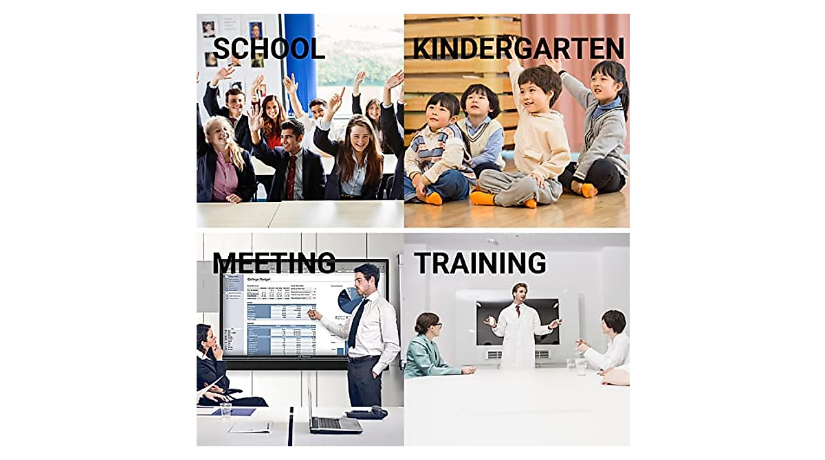 JYXOIHUB 75" Smart Board - 4K Touch Classroom & Conference