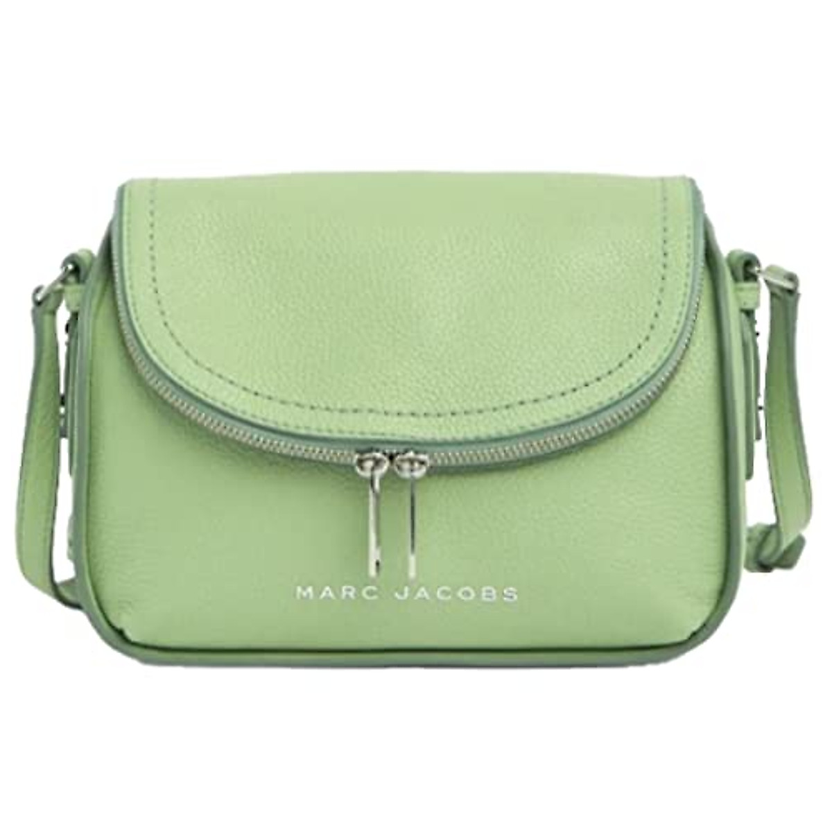 Marc Jacobs M0016932 Mint Green With Silver Hardware Groove Leather Mini Messenger Women's Bag