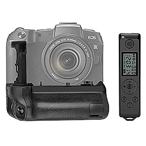 Neewer Vertical Battery Grip with 2.4G Wireless Remote Control ，Compatible with Canon EOS R Mirrorless Digital Camera，Replacement for BG-E22，Works with LP-E6N/LP-E6NH Battery (Battery Not Included)