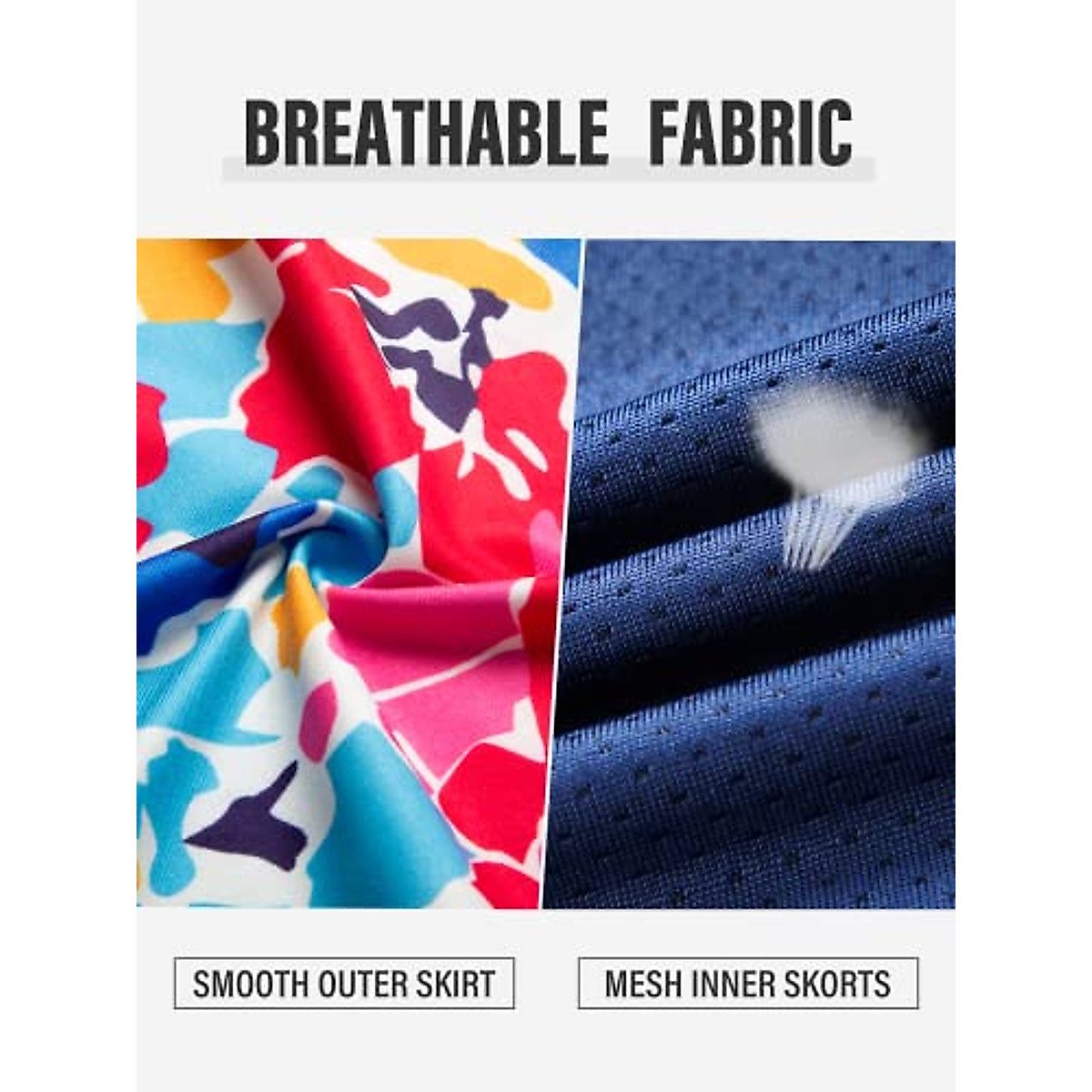 Kimmery Skorts Skirts for Women with Pockets Womens Golf Skirts for Women High Waisted Summer Flowy Skirts for Women Floral L