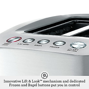 Breville BTA820XL Die-Cast 2-Slice Smart Toaster, Brushed Stainless Steel