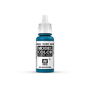 Vallejo Model Color 70963 Medium Blue (17ml)