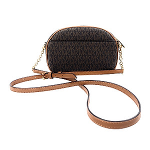 Michael Kors Jet Set Charm Small Logo Crossbody Bag (Brown/Acorn)